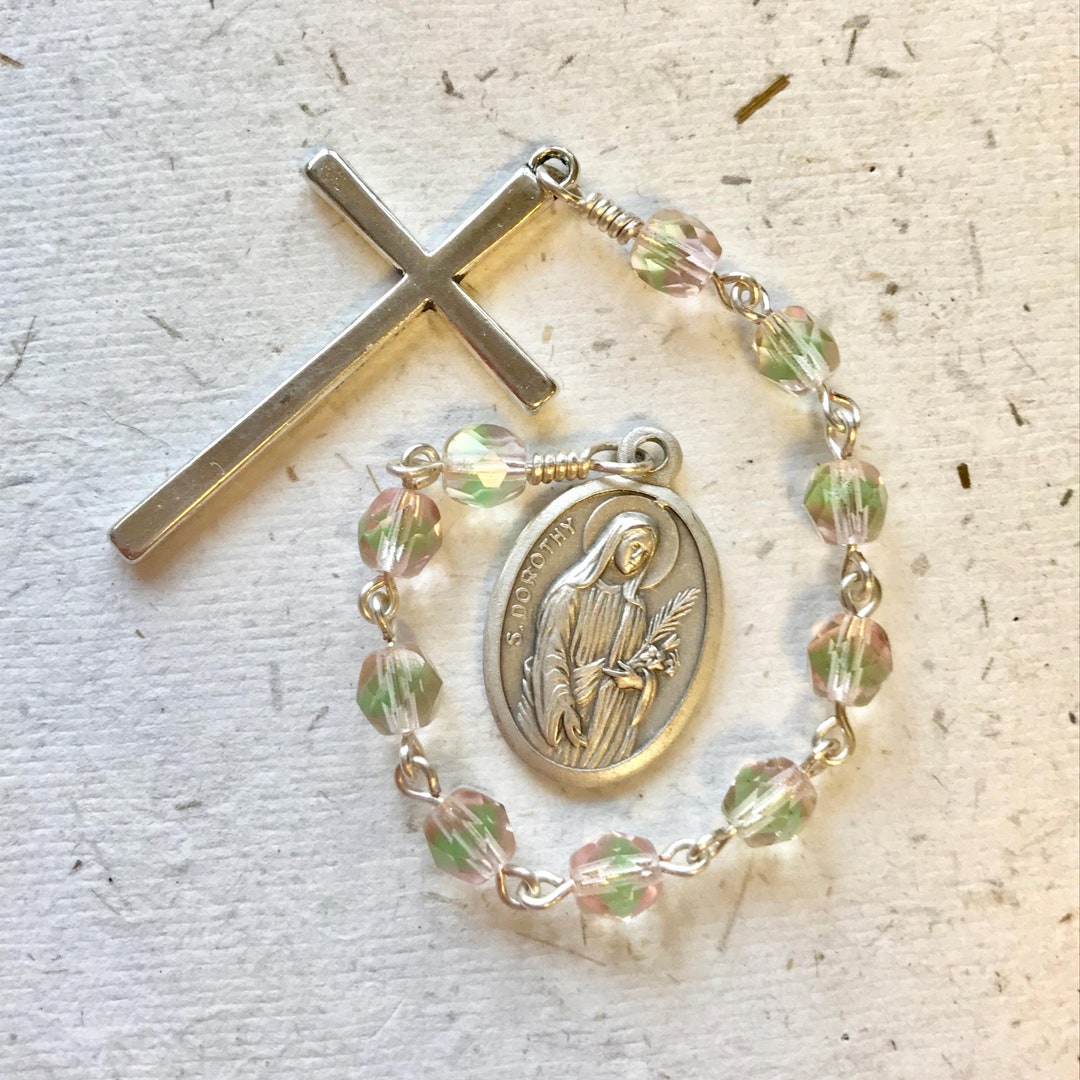 St. Dorothy Single Decade Chaplet Rosary / Patron Saint of Gardeners ...
