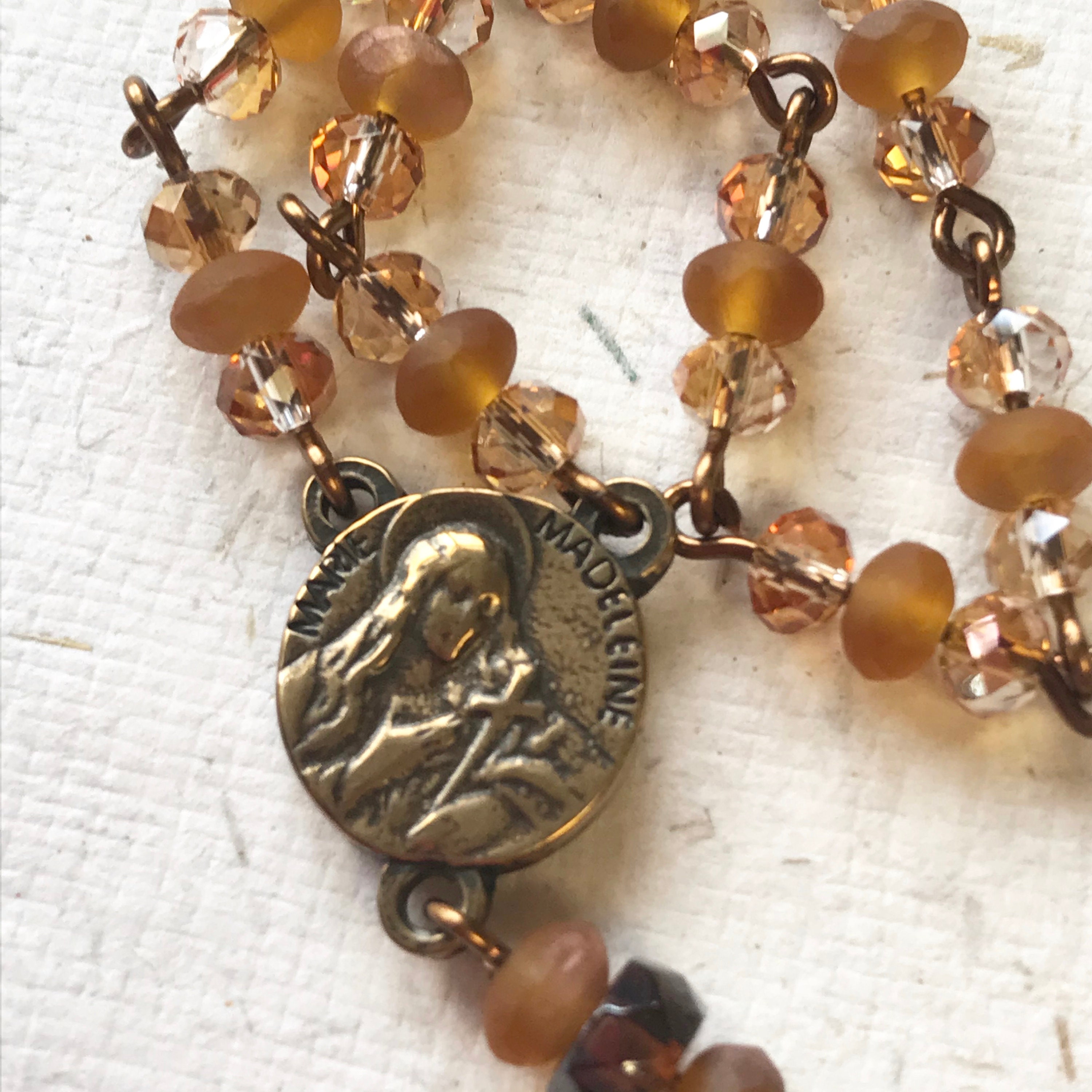 Mary Magdalene Anointing Prayer Chaplet Single Decade Rosary - Etsy