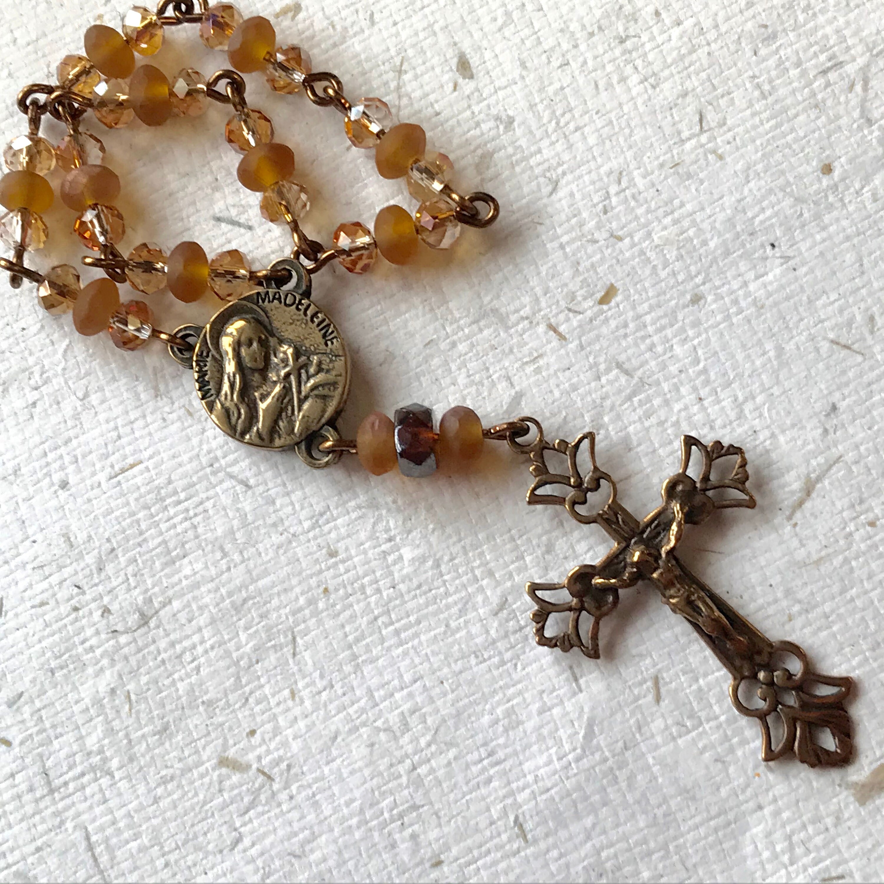 Mary Magdalene Anointing Prayer Chaplet Single Decade Rosary - Etsy