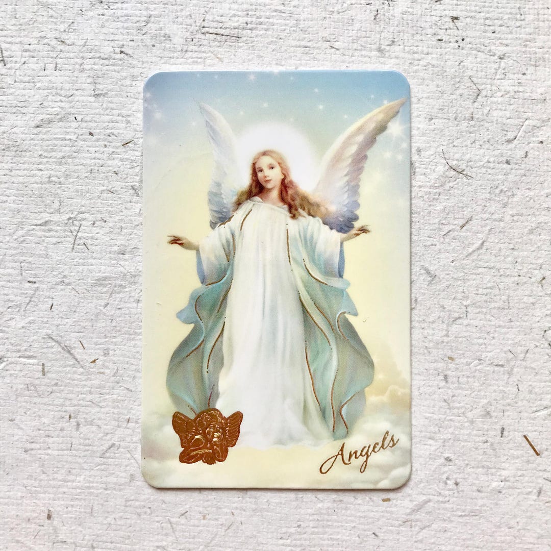 Angel Prayer Card / Guardian Angel / Seraphim / Heavenly Host ...