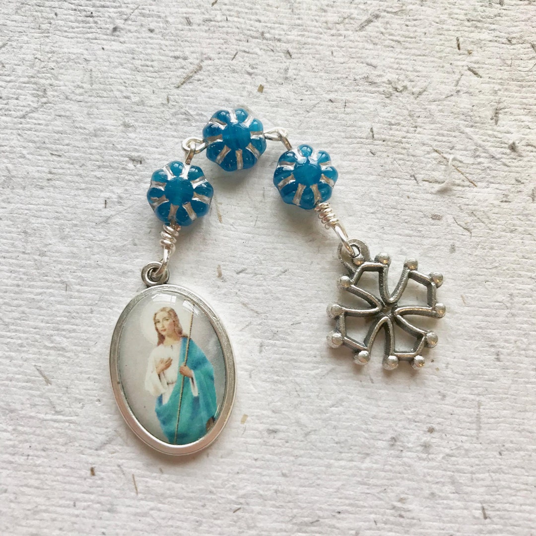 Saint Martha Trinity Bead Chaplet / Rosary / Occitan Cross / St Marta ...