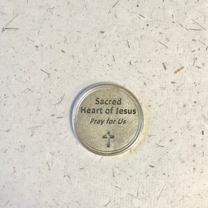 Sacred Heart of Jesus Pocket Token / Christ / Our Lord / Pocket ...
