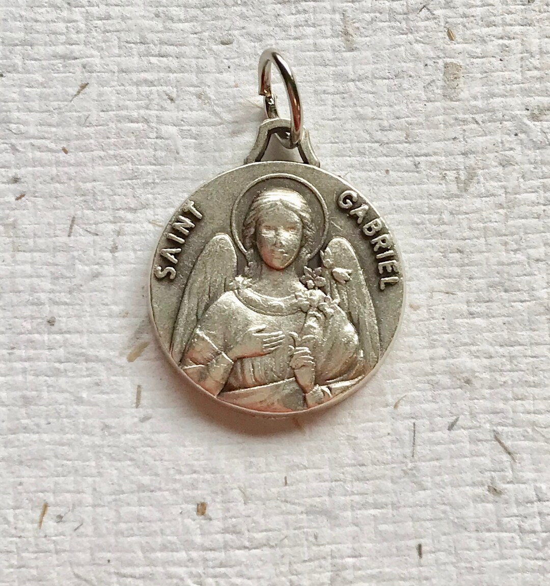 The Angel Gabriel Medal / Pendant / Archangel / Guardian Angel - Etsy