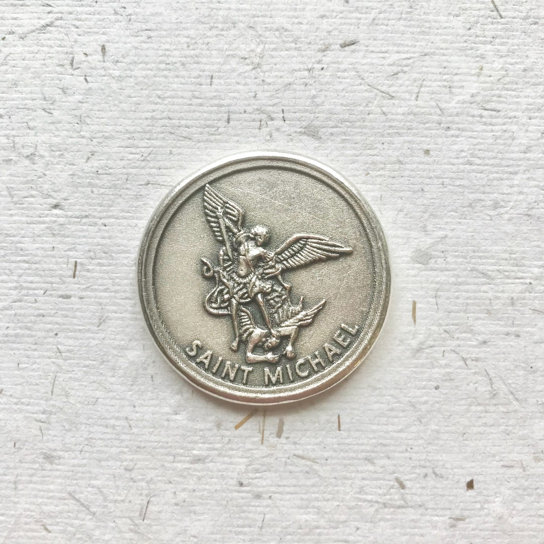 Saint Michael the Archangel Pocket Token / Medal / Prayer / Devotion ...