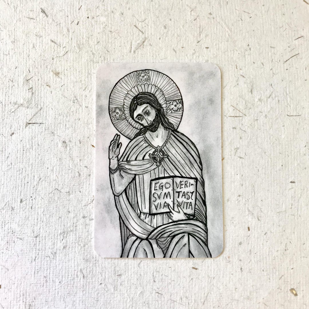 Jesus Pilgrim Blessing Prayer Card / via Beata / the Blessing Way ...
