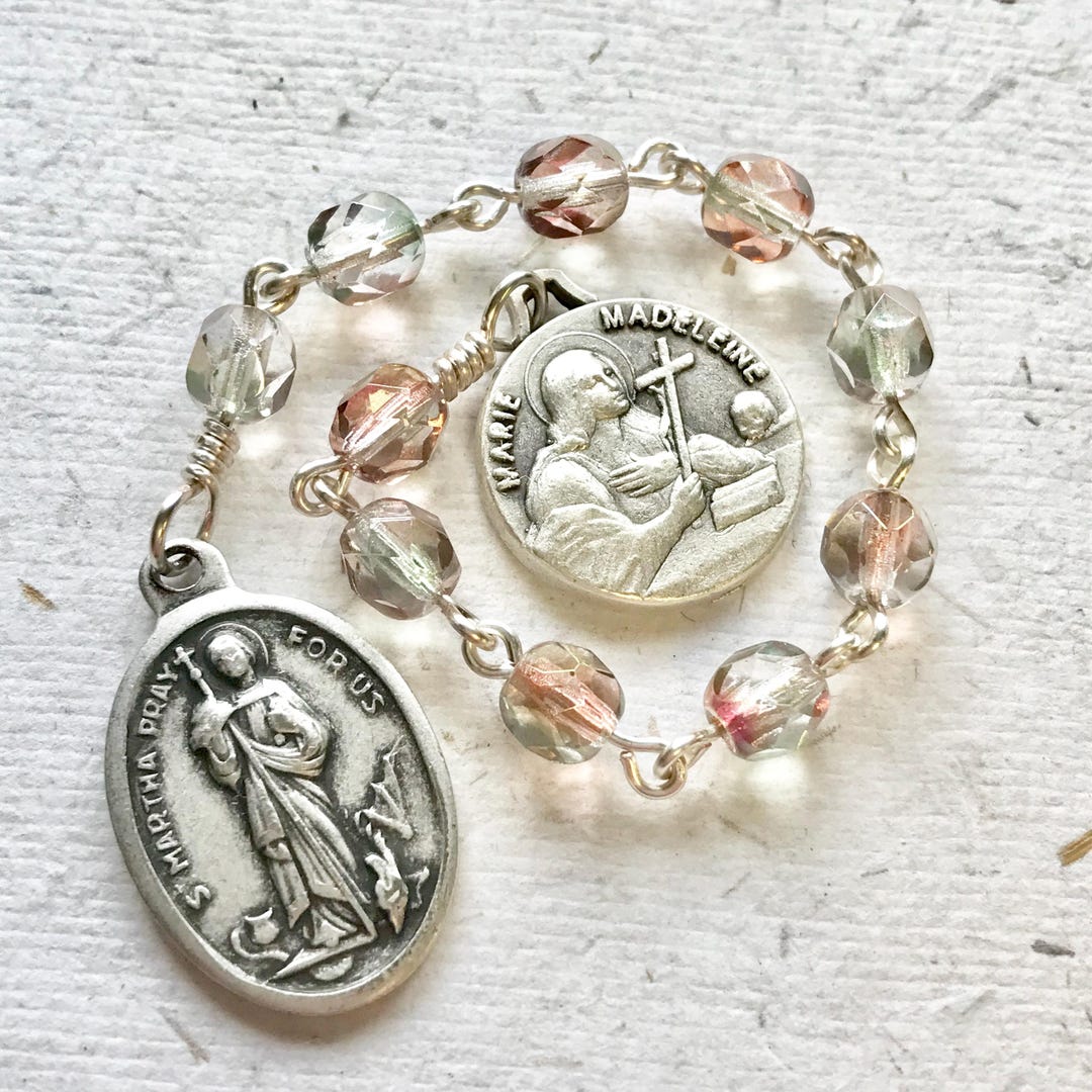 Marie Madeleine and Saint Martha Holy Travels Chaplet / Mary Magdalene ...