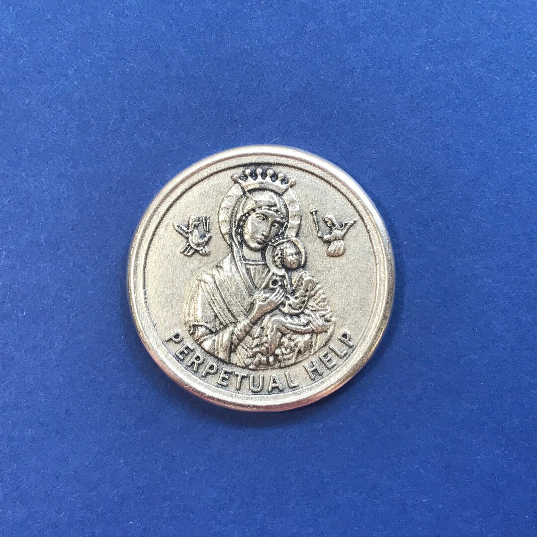 Our Lady of Perpetual Help Pocket Token / Prayer / Virgin Mary - Etsy