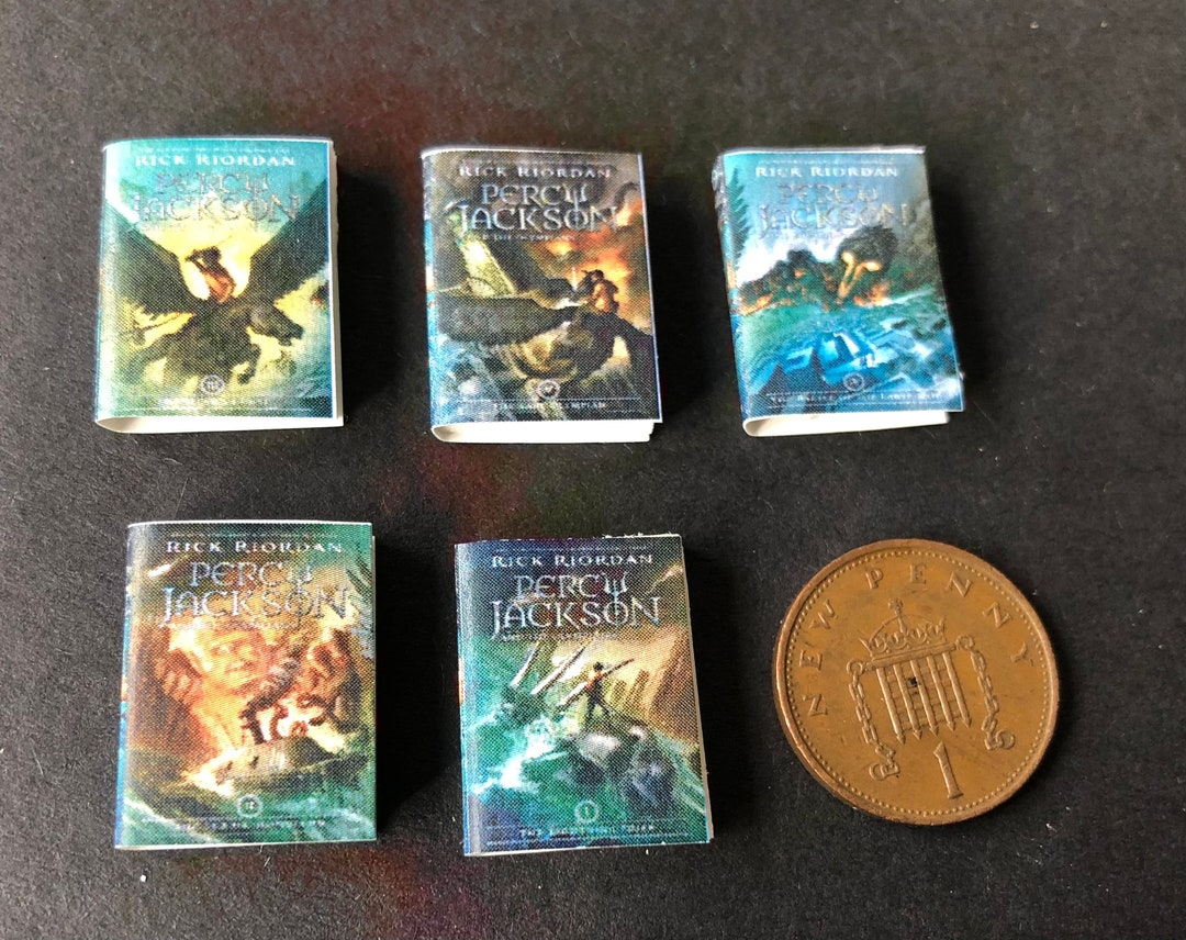 Miniature Percy Jackson Books X 5. 1:12 for Dolls House. - Etsy