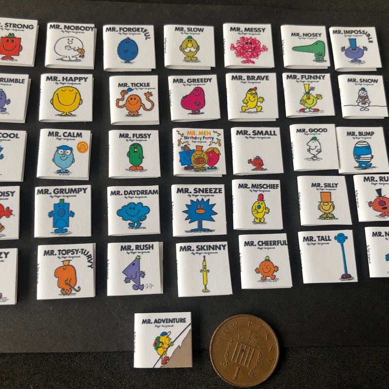 Mr Man Books Set - Etsy