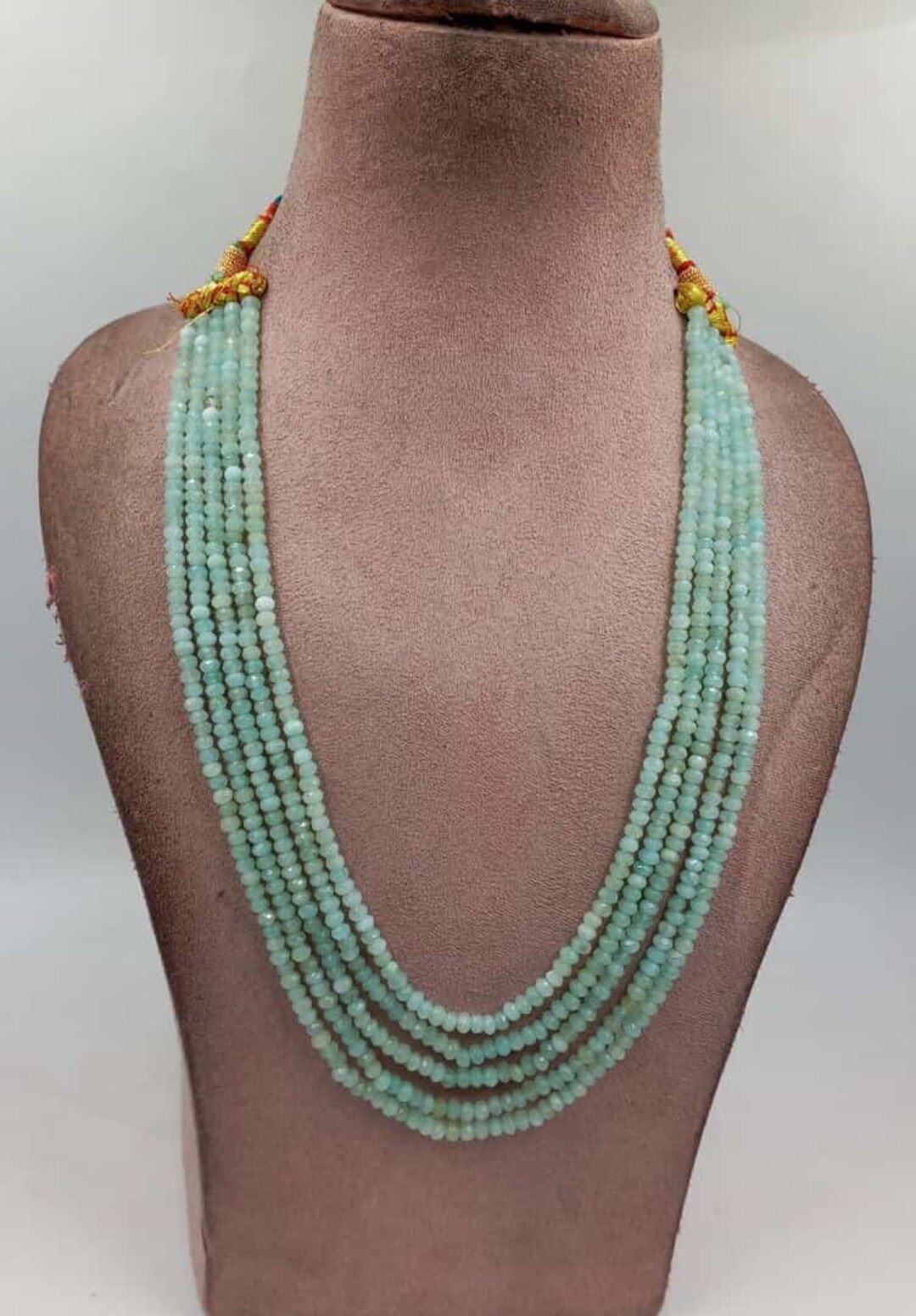 Mint Colour Mala, Antique Mala, Jaipuri Mala Set, Mala Set, Traditional ...