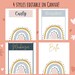 Editable Pastel Boho Rainbow Nursery Art, Boho Wall Decor, Rainbow Wall ...