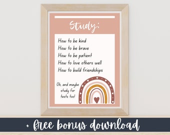 Be Kind Classroom Poster - Etsy
