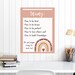 Study How to Be Kind Classroom Poster Boho Rainbow Back to - Etsy