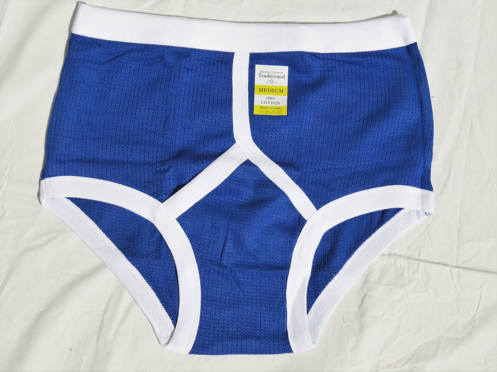 Blue Cotton Airtex Mesh Y-front Briefs Traditional Vintage - Etsy UK