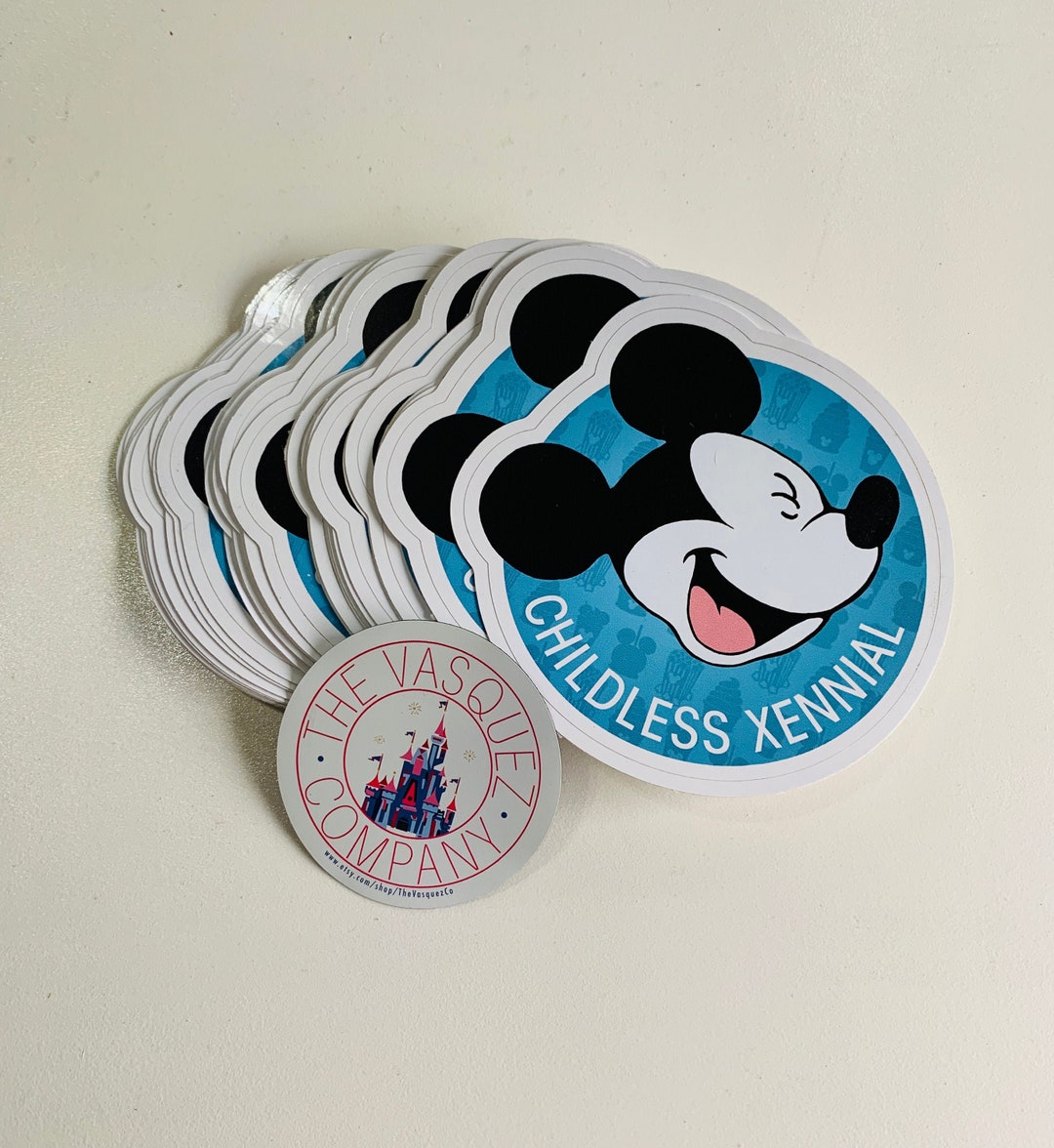 Blue Childless Xennial Decal - Etsy