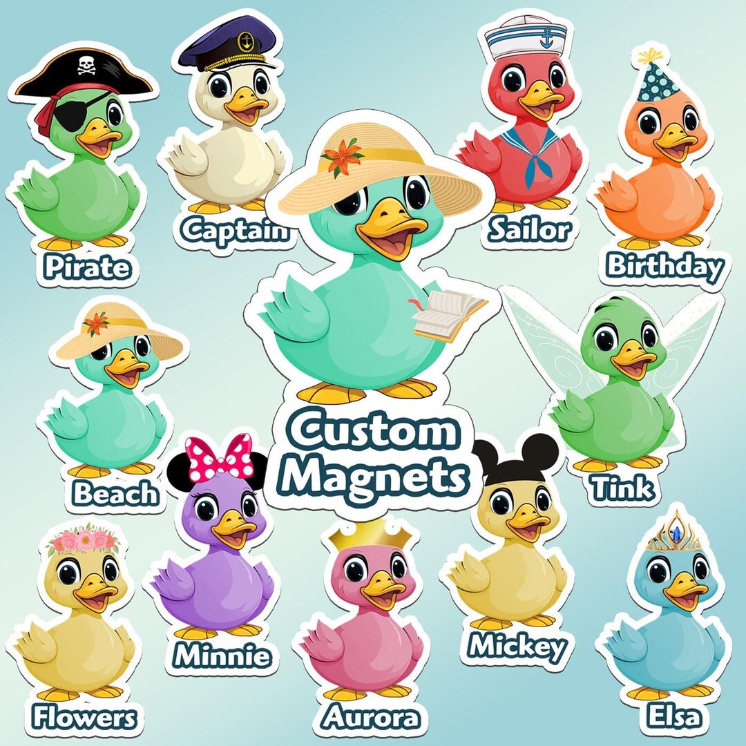 Duck Magnets - Custom - Etsy