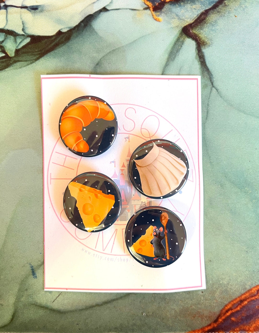 Ratatouille 1.5 Inch Button Set - Etsy