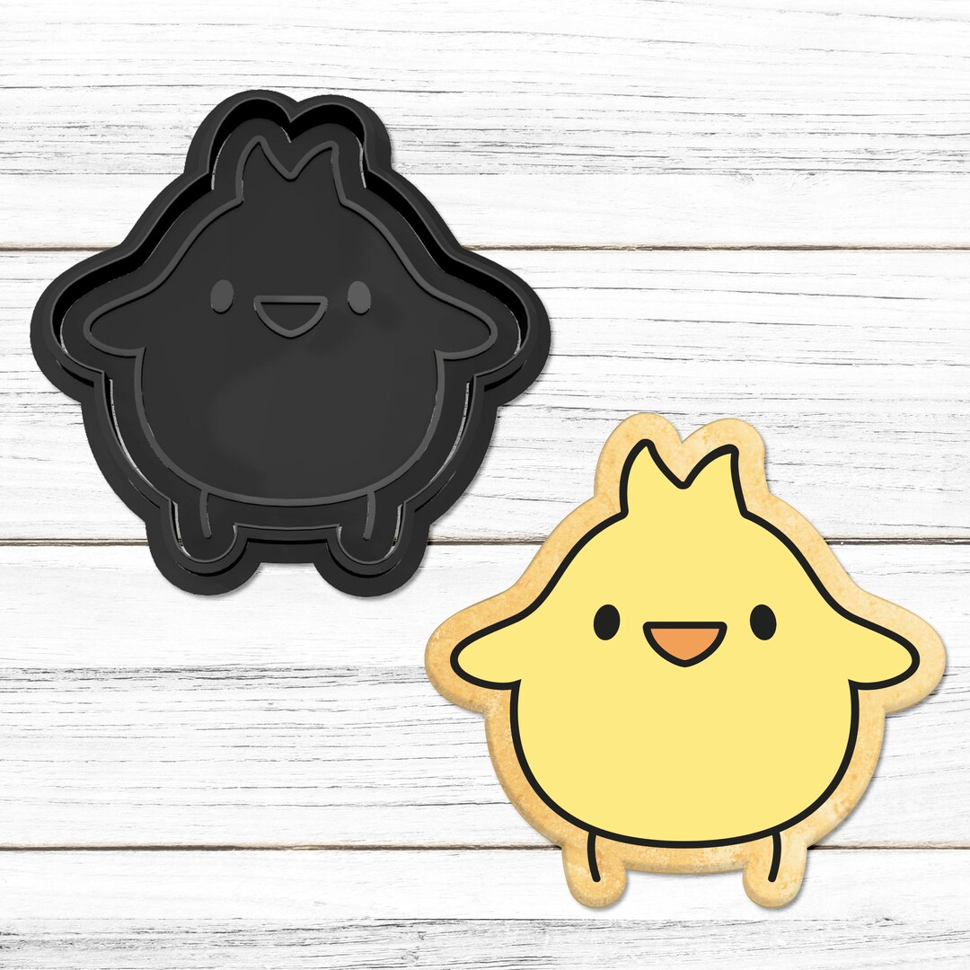 Cookie Cutter Chick - Cute Kawaii - Stamp - Easter - Biscuit Mold ...