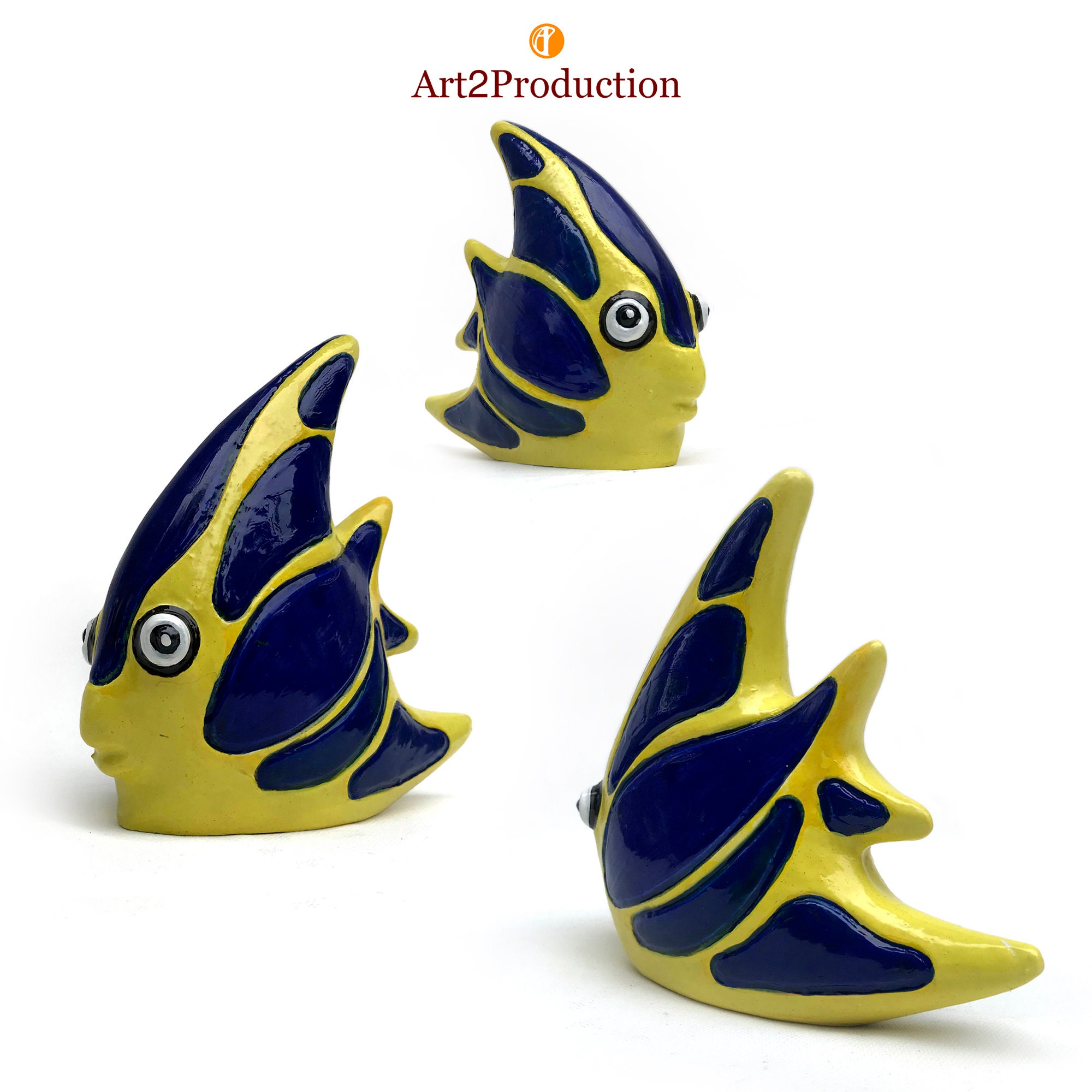 Fish 4 version 2 by Art2production, Handmade Ceramic, Ceramic Fish ...