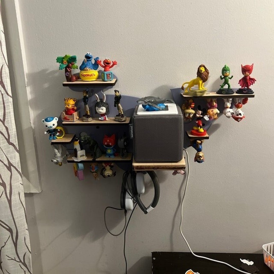 Tonie Regal Toy Storage Plywood Kids Nursery Furniture Toniebox Whale ...