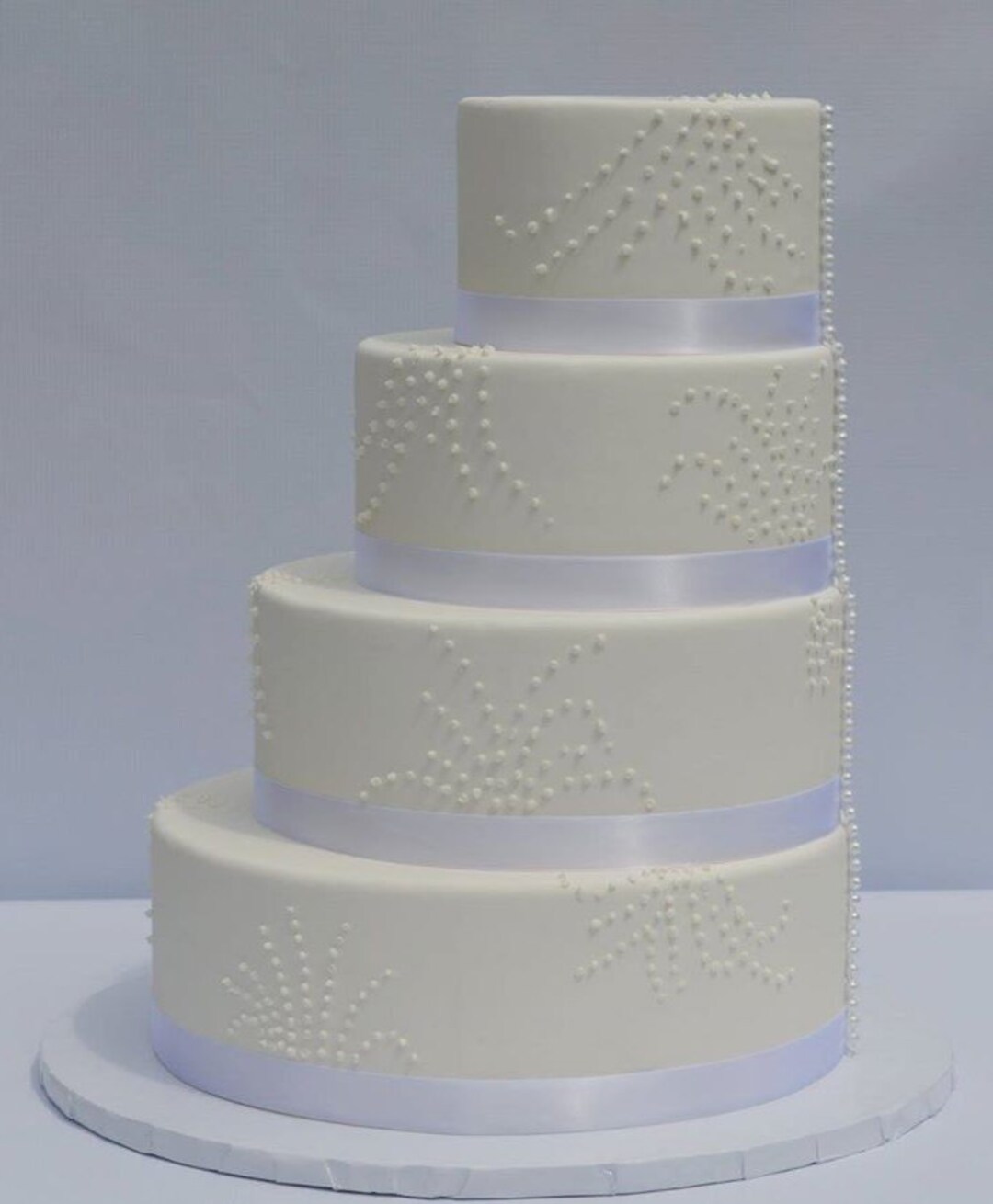 Faux Wedding Cake, 4 Tier Wedding Cake, Fake Wedding Cake, Display Cake ...