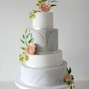 Faux Wedding Cake, 4 Tier Wedding Cake, Fake Wedding Cake, Display Cake ...