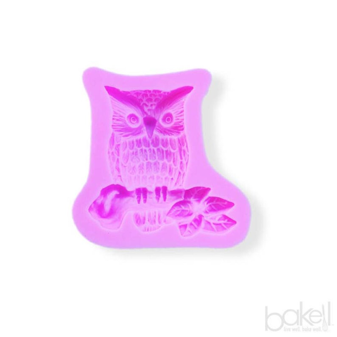 Owl Silicone Mold, Silicone Mold, Fondant Mold, Owlwedding Gift, Unique ...
