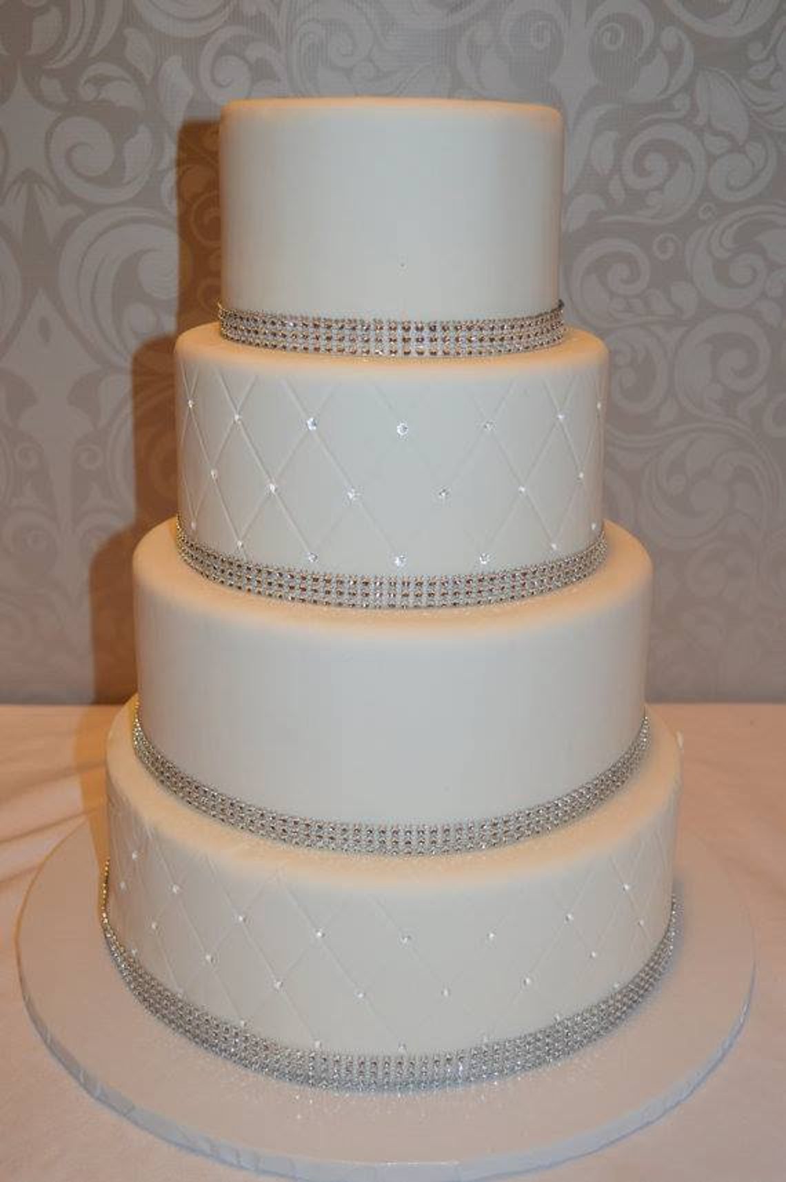 Faux Wedding Cake 4 Tier Wedding Cake Fake Wedding Cake | Etsy