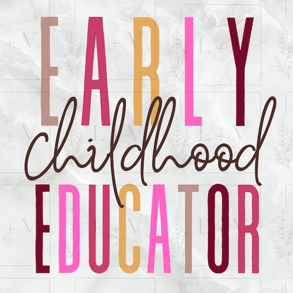 Early Childhood Educator Svg - Etsy Australia