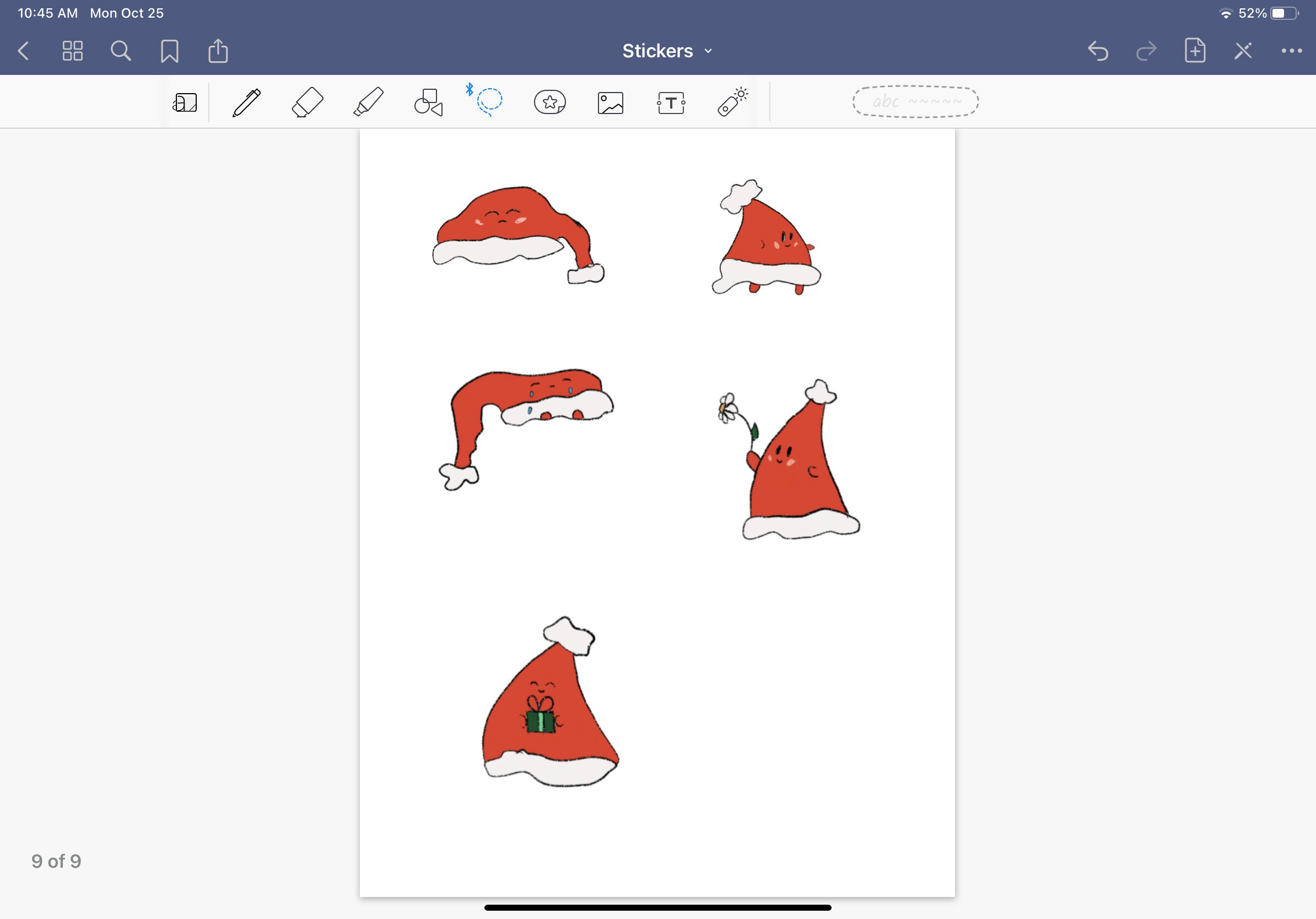 Cute Christmas Digital Stickers , Digital Christmas Stickers, Goodnotes ...