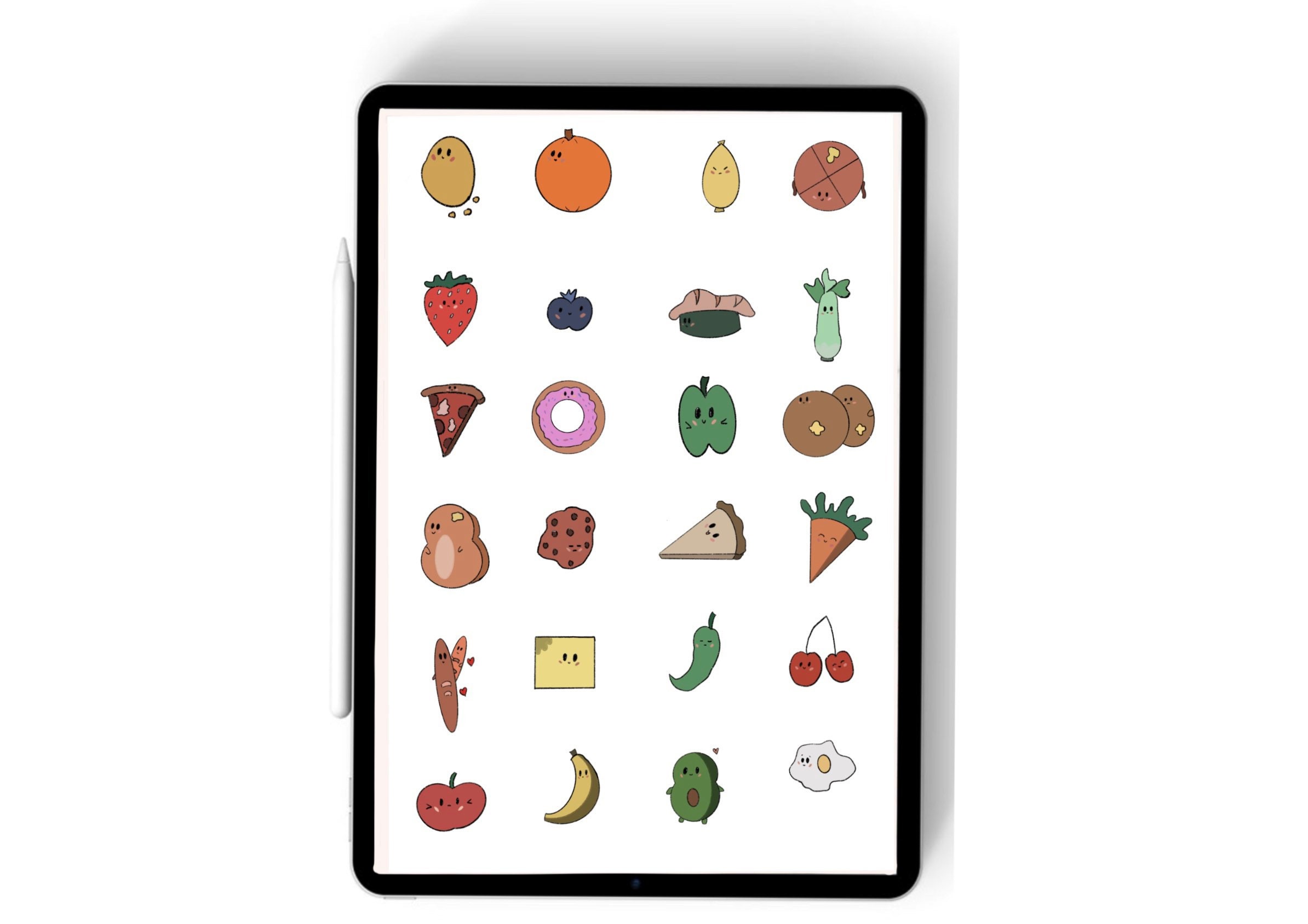 Cute Digital Stickers , Printable Stickers , Good Notes Pre Cropped ...