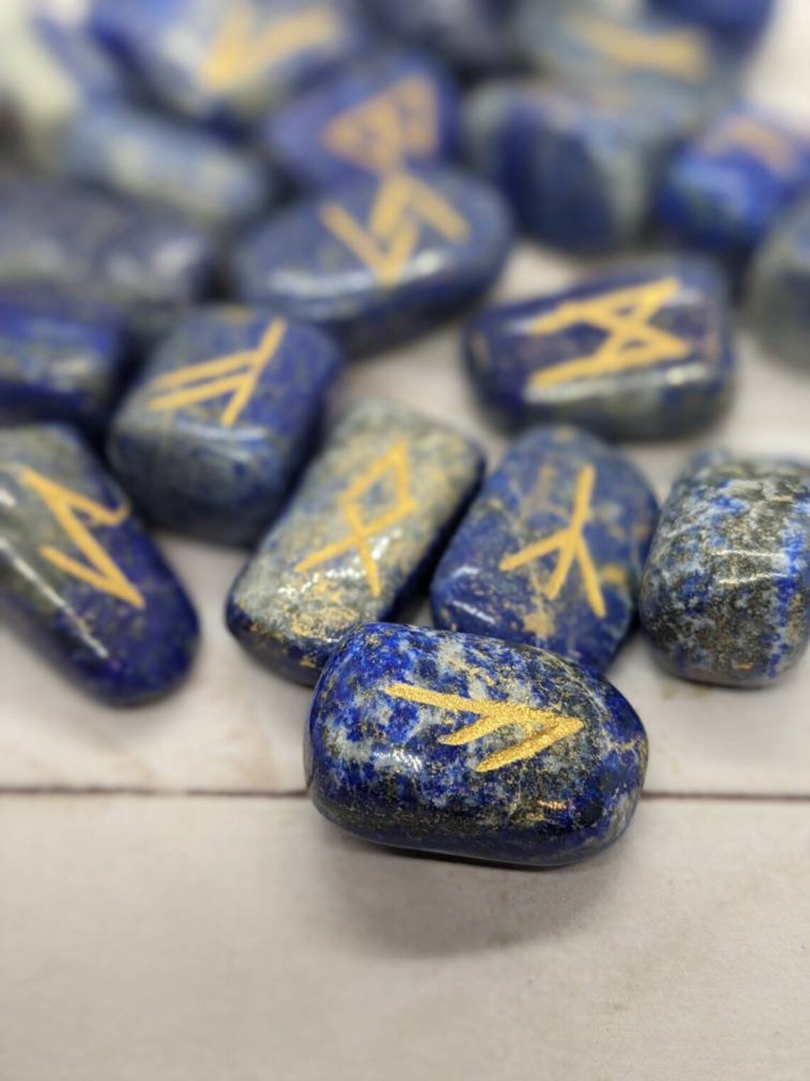 Genuine Crystal Rune Sets Choose your gemstone | Etsy