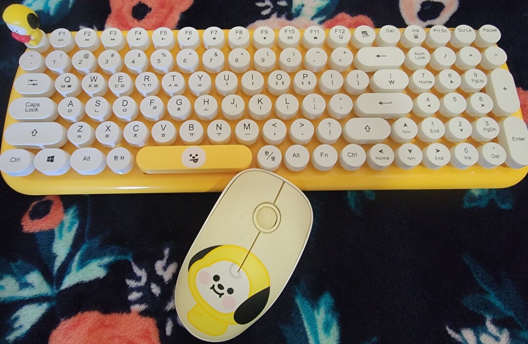 Official BT21 Chimmy Wireless Keyboard Mouse - Etsy