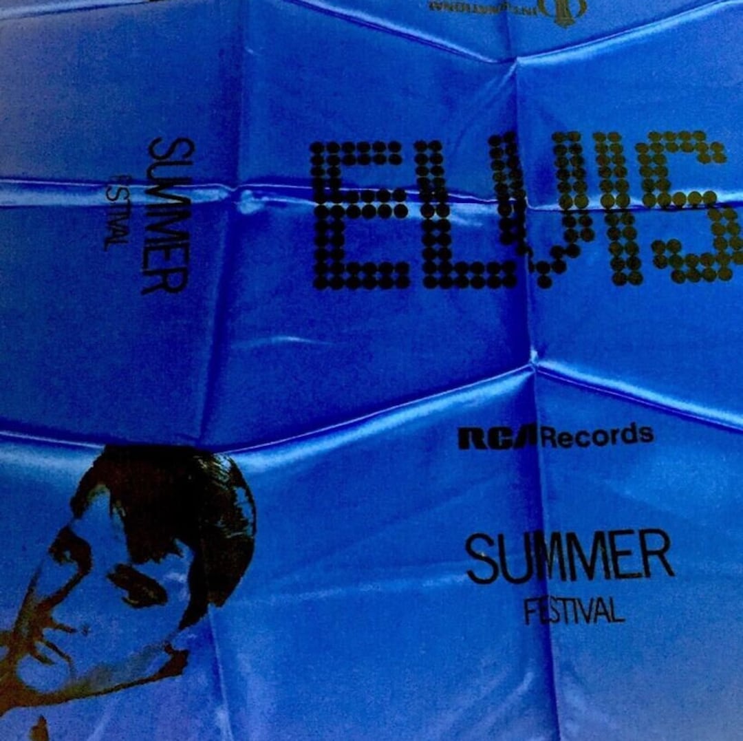 Original ELVIS PRESLEY SCARF International Hotel Las Vegas Summer ...