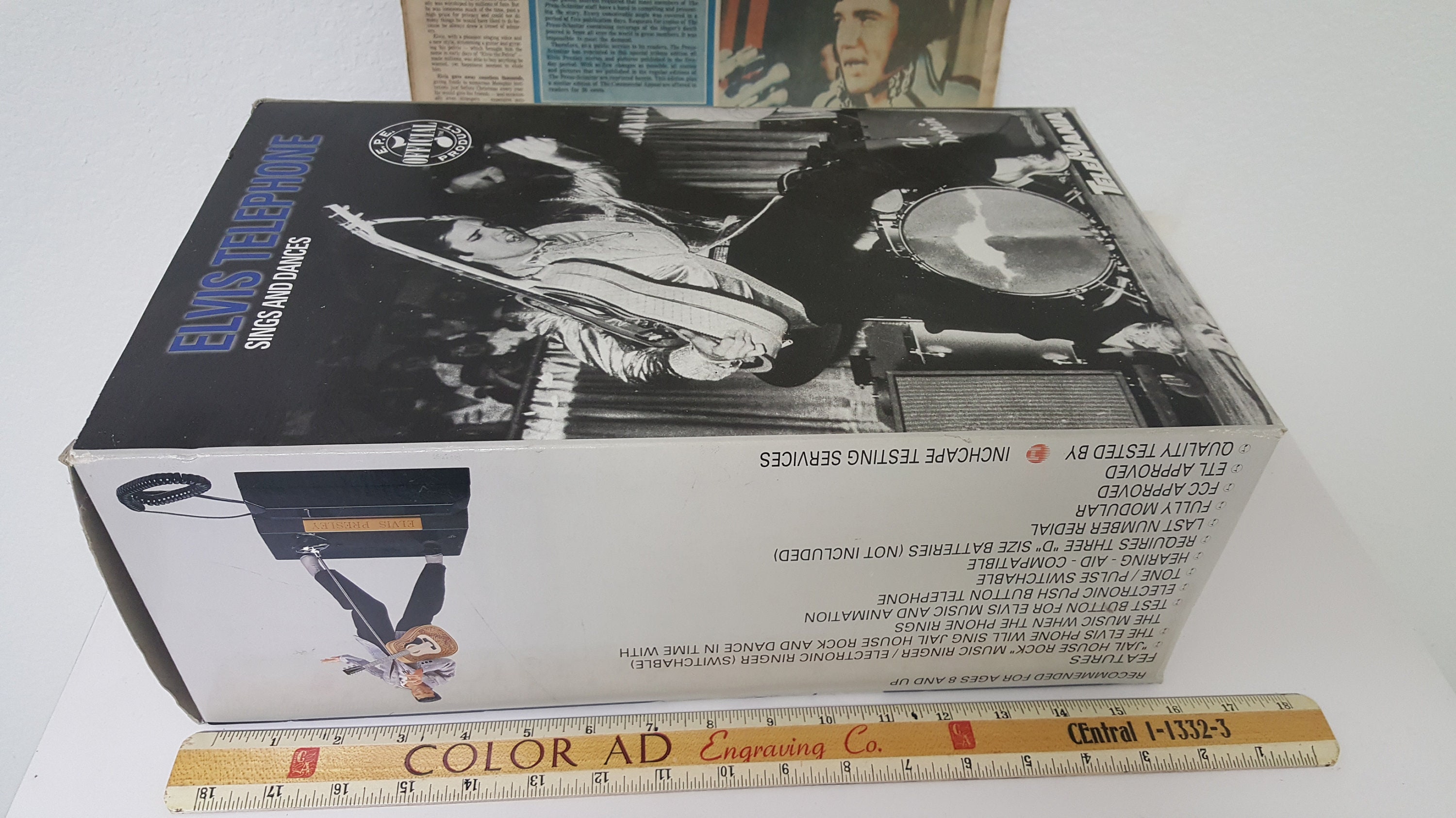 ELVIS PRESLEY Telephone Sings & Dances Jailhouse Rock Official ©'96 EPE ...