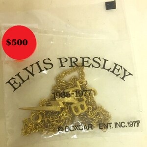 Elvis Presley TCB Lightning Bolt Necklace Taking Care of Business ...
