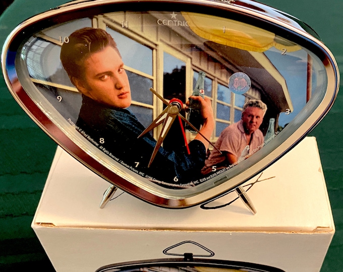 Elvis Presley the Wertheim Collection ALARM CLOCK "soda" NIB Rare ...