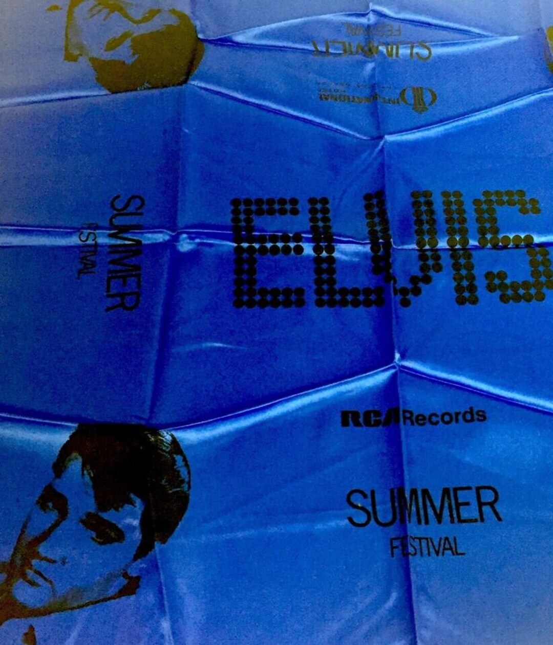 Original ELVIS PRESLEY SCARF International Hotel Las Vegas Summer ...