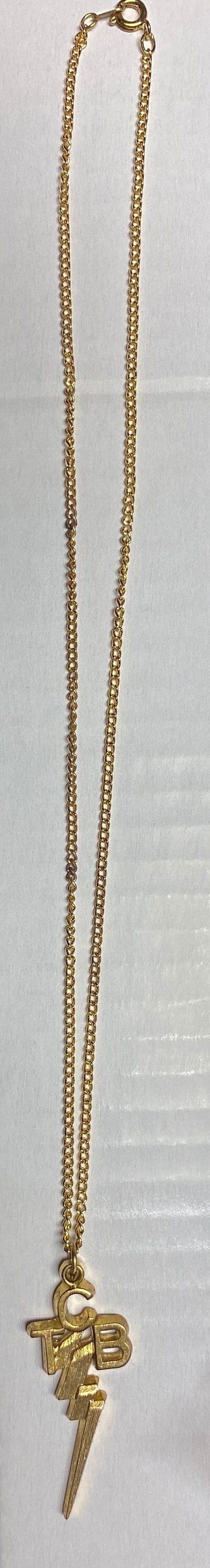 Elvis Presley TCB Lightning Bolt Necklace Taking Care of Business 1994 ...
