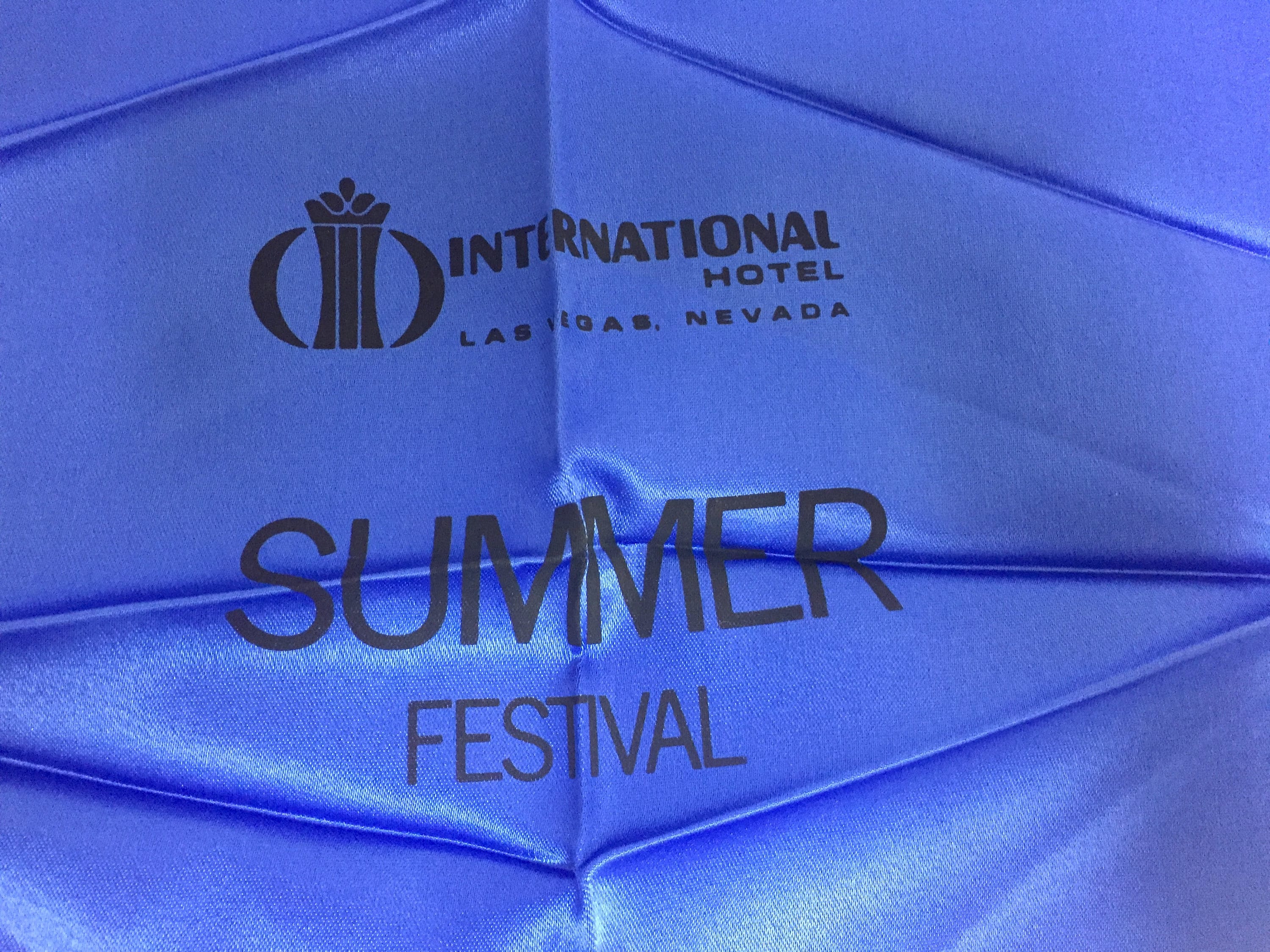 Original ELVIS PRESLEY SCARF International Hotel Las Vegas Summer ...