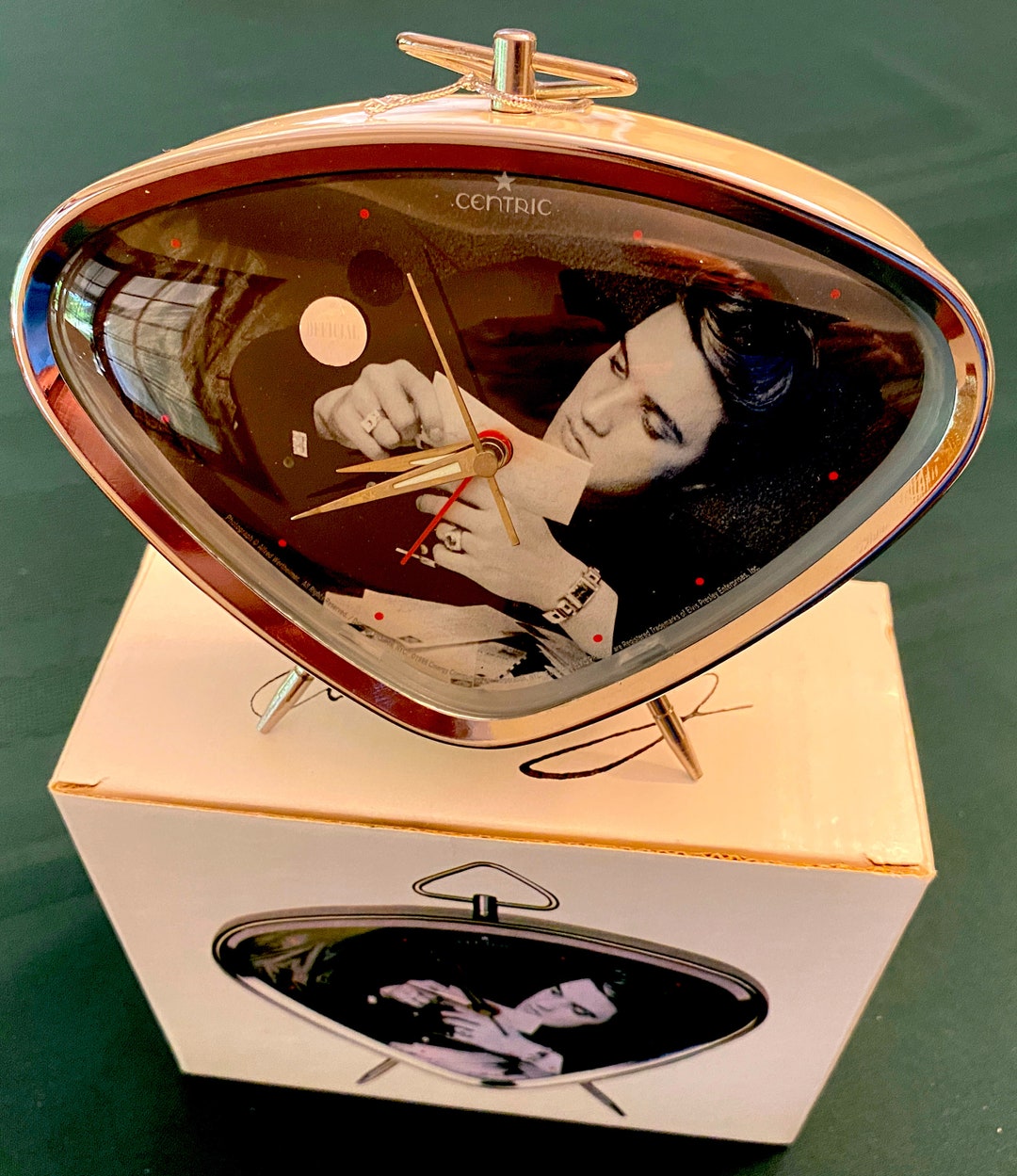 Elvis Presley the Wertheim Collection ALARM CLOCK letters NIB Rare ...