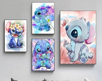Lilo and Stitch Wall Art | Etsy UK