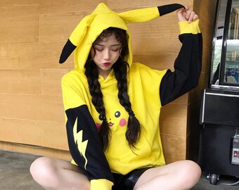 Pikachu Hoodie | Etsy
