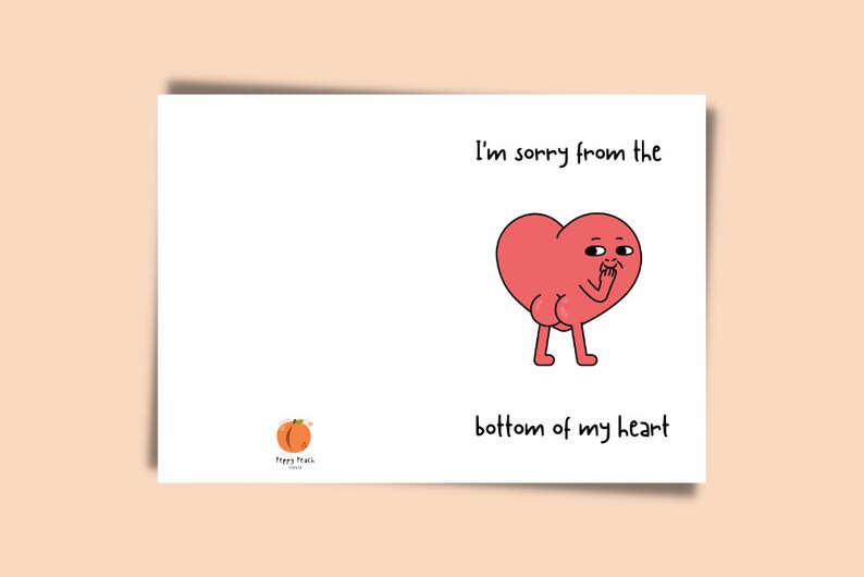 Printable Funny Apology Card Digital Download PDF, I'm Sorry Card ...