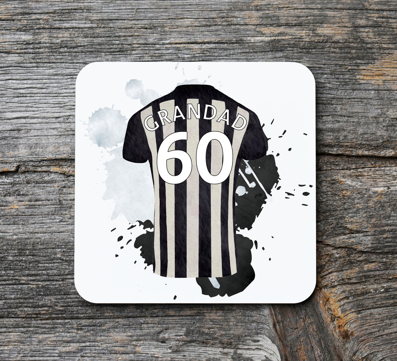 Newcastle Coaster | Personalised Gift | Newcastle United | Birthday ...