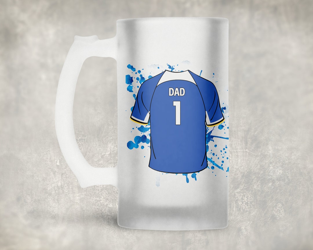 Chelsea 2023/24 Personalised Football Beer Stein | Frosted Glass ...