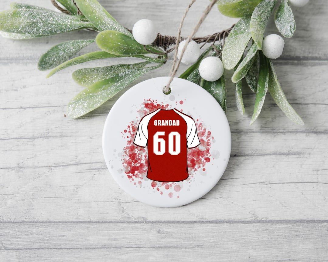 Arsenal 2025/26 Football Christmas Bauble Tree Decoration Ornament ...