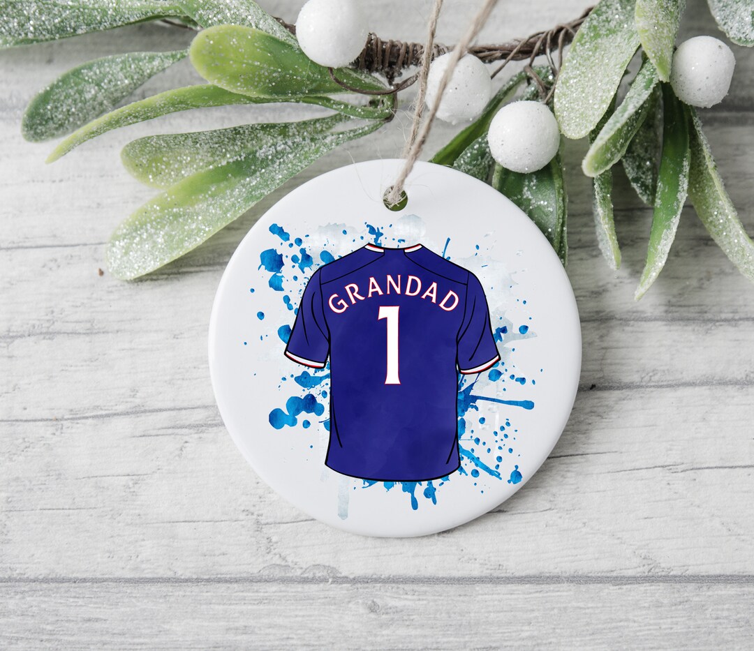 Rangers FC 2022/23 Bauble Ceramic Christmas Tree Decoration Ornament ...