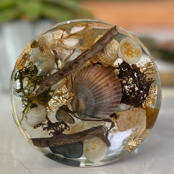 Resin Table With Seashells - Etsy