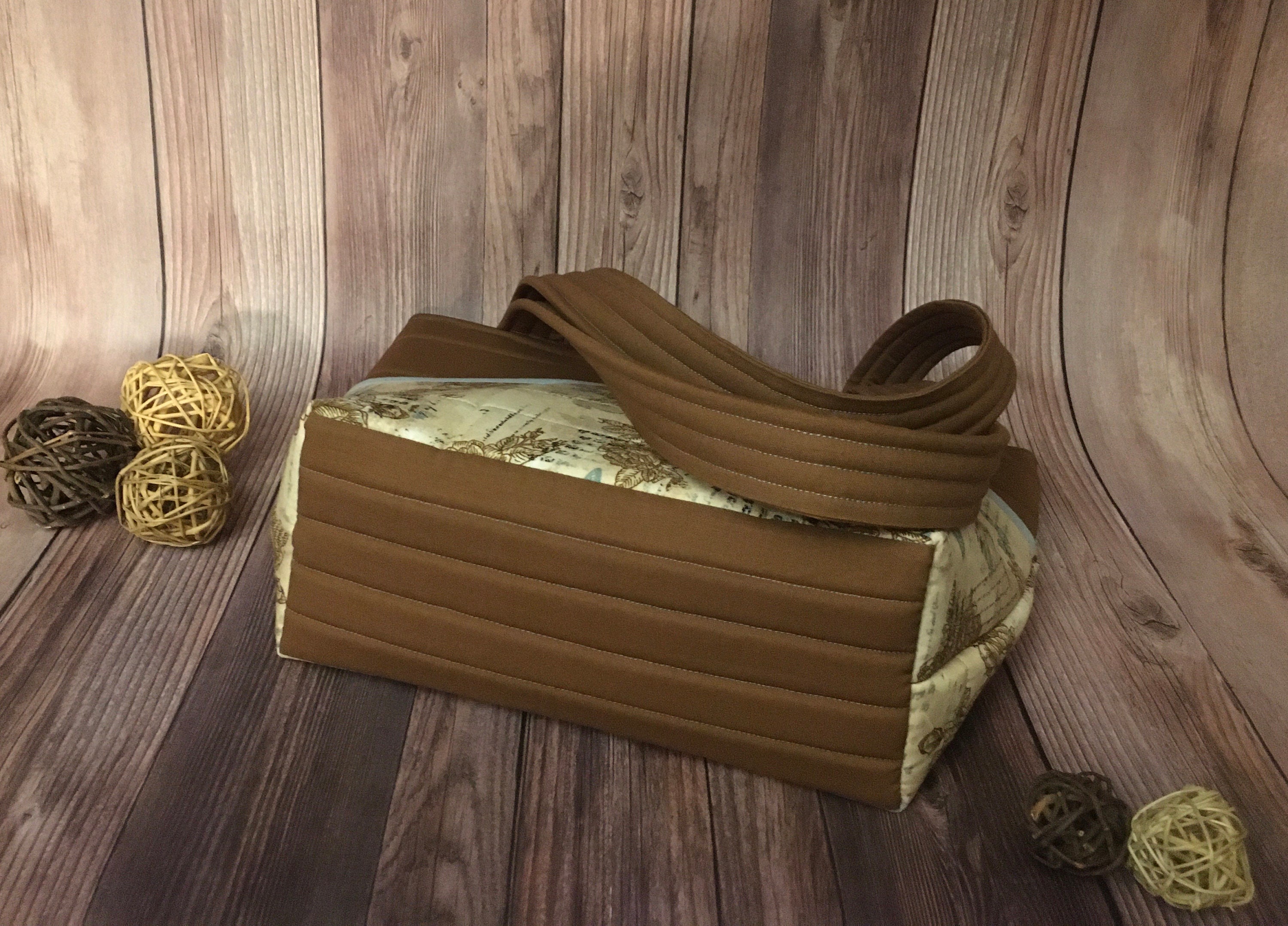 Simply Beautiful Blue Butterfly Brown Rose Script Purse Tote | Etsy